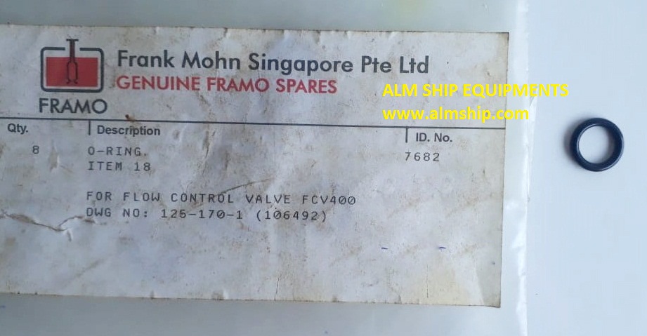 O-RING ID 7682 FOR FRAMO | ALM SHIP EQUIPMENTS